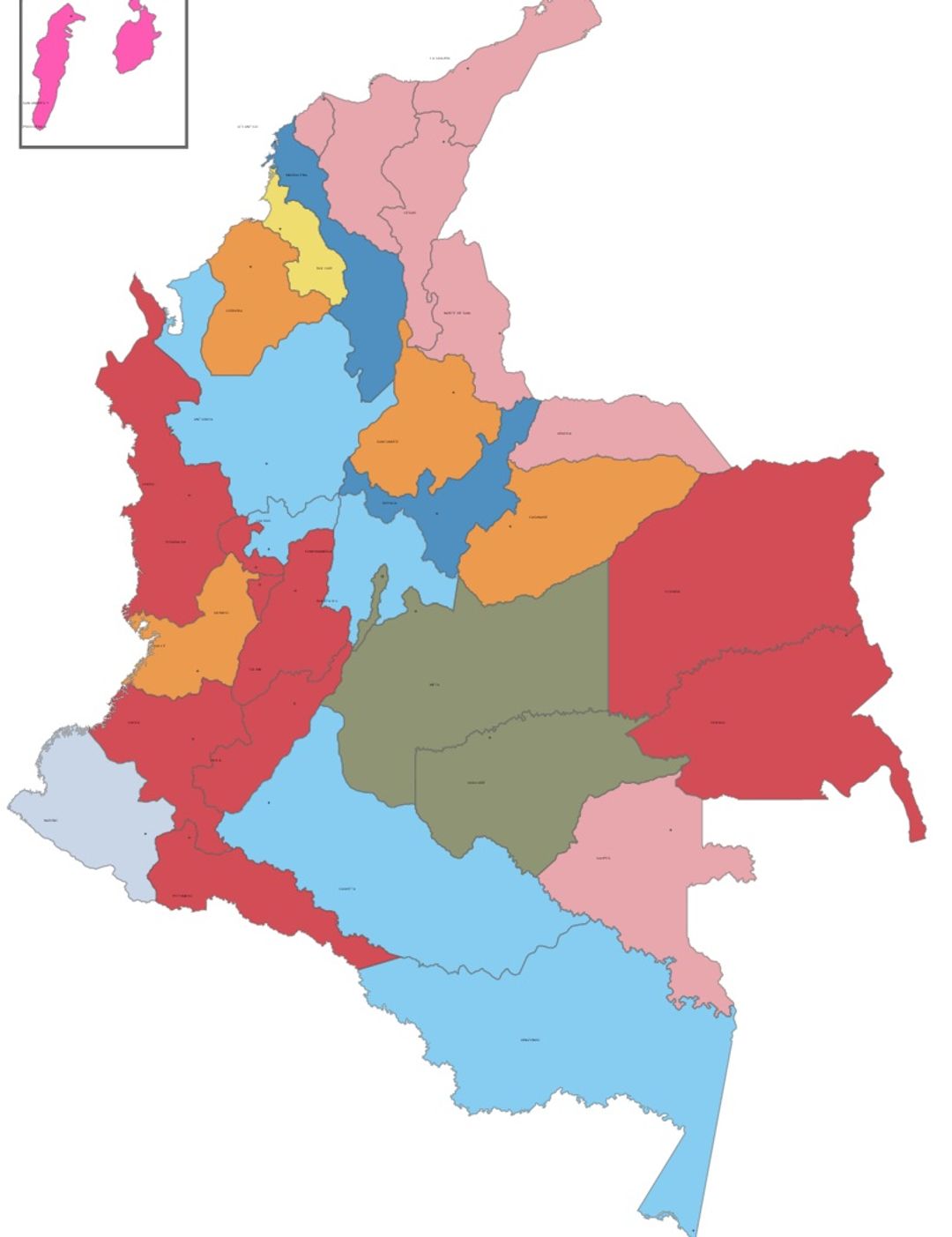 Así quedó el mapa político en las regiones de Colombia - Canal 1