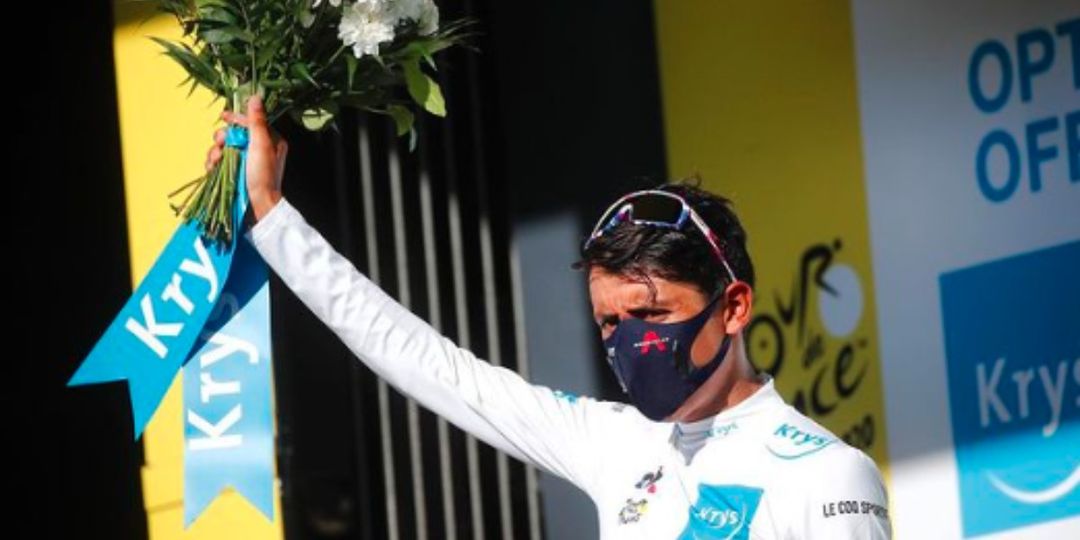 Egan Bernal ciclista nueva novia María Fernanda Motas - Canal 1