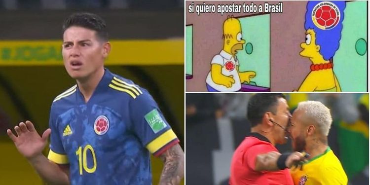Los divertidos memes del partido Colombia vs Brasil - Canal 1
