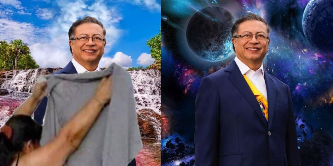 Los memes que dejó la foto oficial de Gustavo Petro - Canal 1