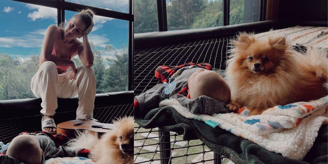 Travesuras que hacen las mascotas de Greeicy al lado de Kai - Canal 1