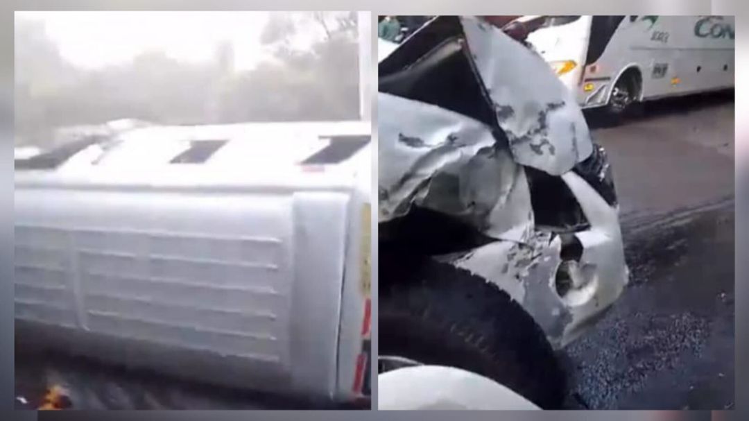 Ruta Escolar Se Volcó Al Chocar Con Camioneta En La Circunvalar 13