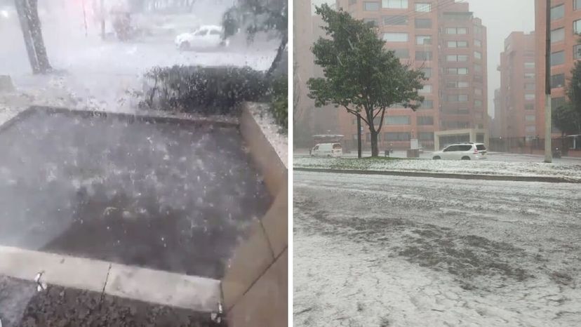 Videos | Así se vivió la fuerte granizada en diferentes partes de ...