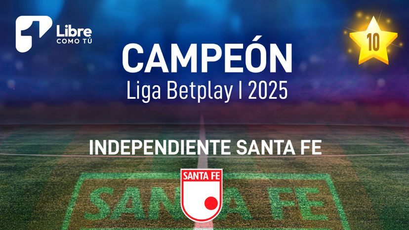 Santa Fe se coronó como el campeón de la Liga Betplay 2025 - Canal 1